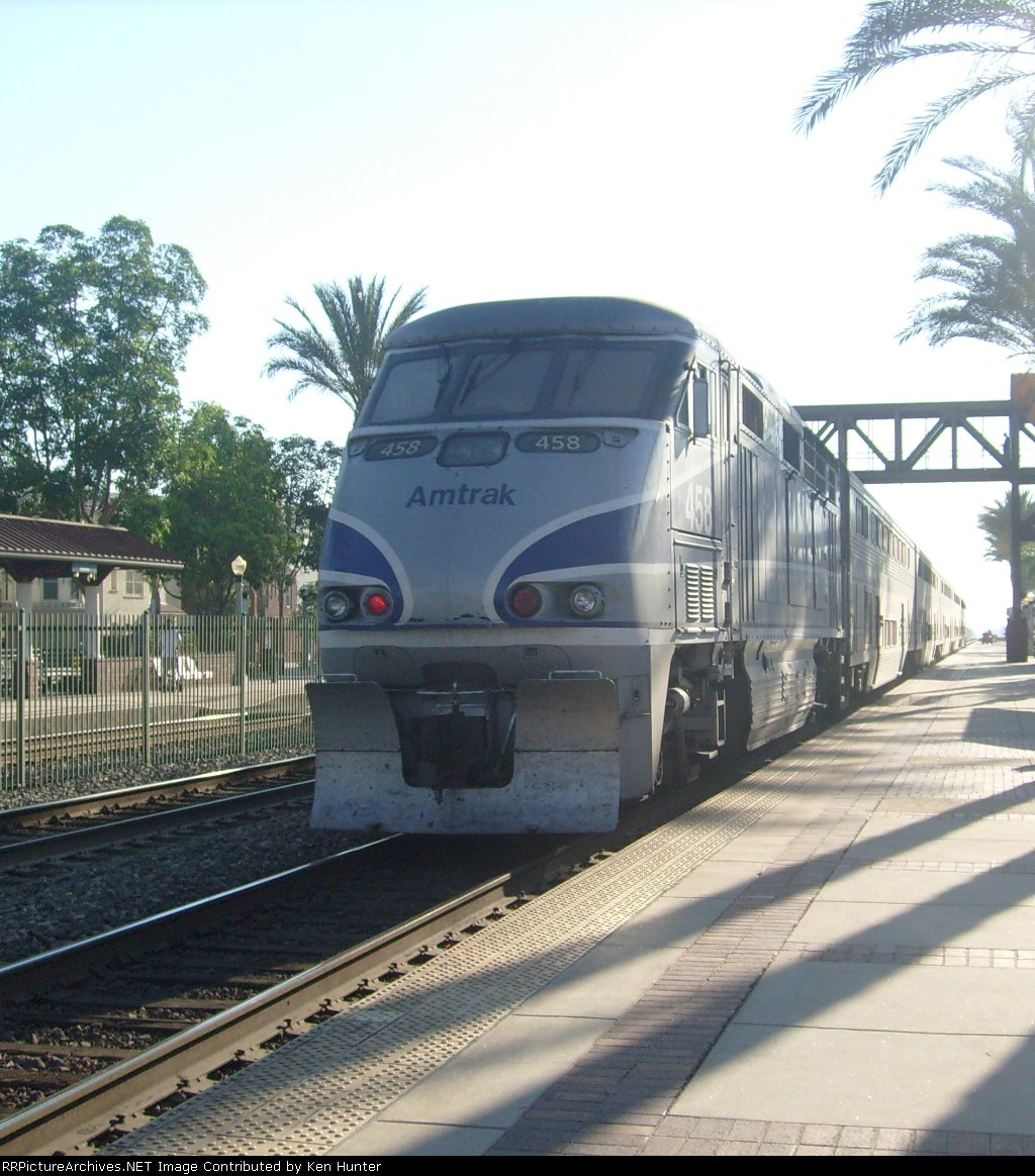 Amtrak #458 leaving the station
